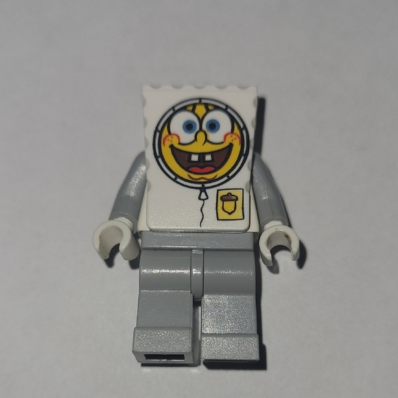 Lego | Toys | Lego Minifigure Spongebob Sponge Head As Astronaut | Poshmark